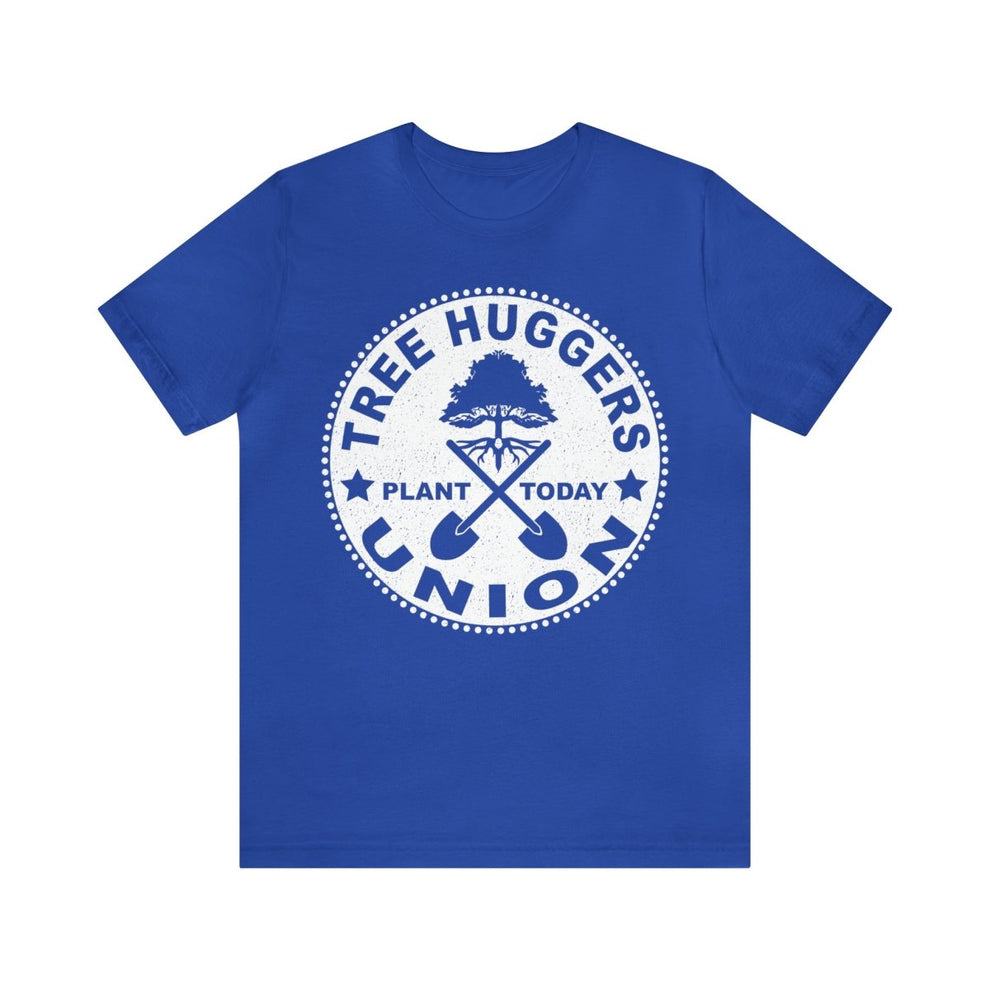 Tree Huggers Union Logo Premium T-Shirt, Environment, Clean Air ...